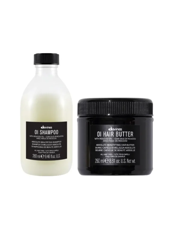 Oi Shampoo 280ml + Oi Mascarilla Butter 250ml Davines - Beauty Boss